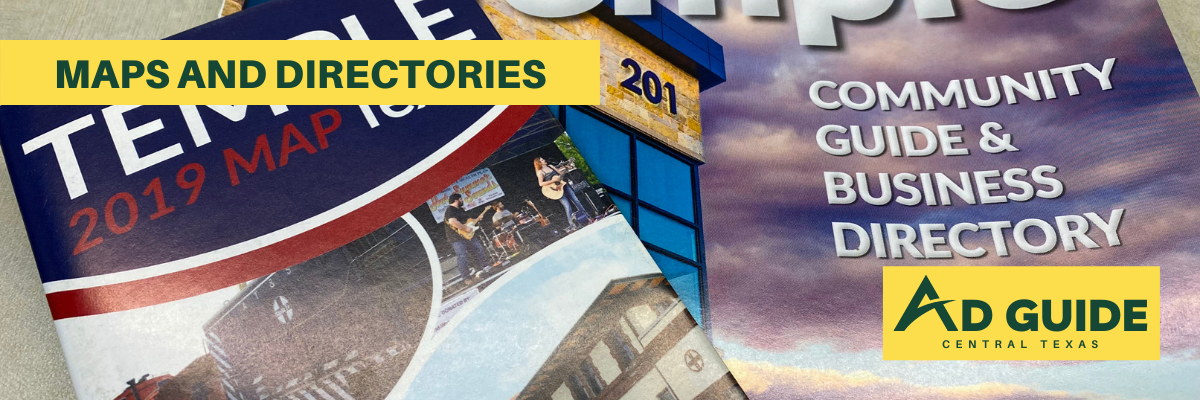 Directory, Guide, and Map Advertising Guide – Ad Guide Central Texas